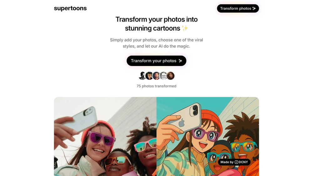 Supertoons | Next AI Tool